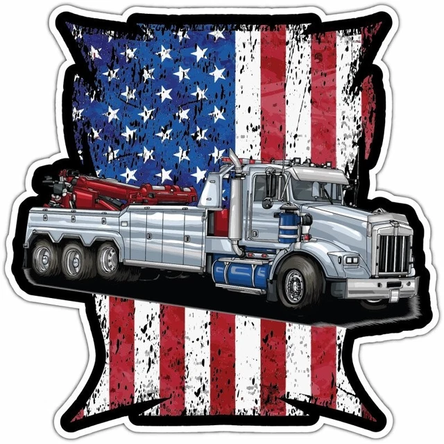 Towing Service Tow Truck Commercial Usa Car Window Stickerphone Decal ...