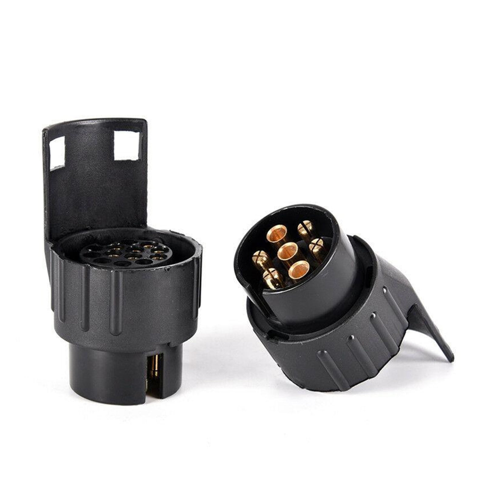 Towing Socket Parts Plastic lamp Brass RV Towbar Trailer Waterproof ...