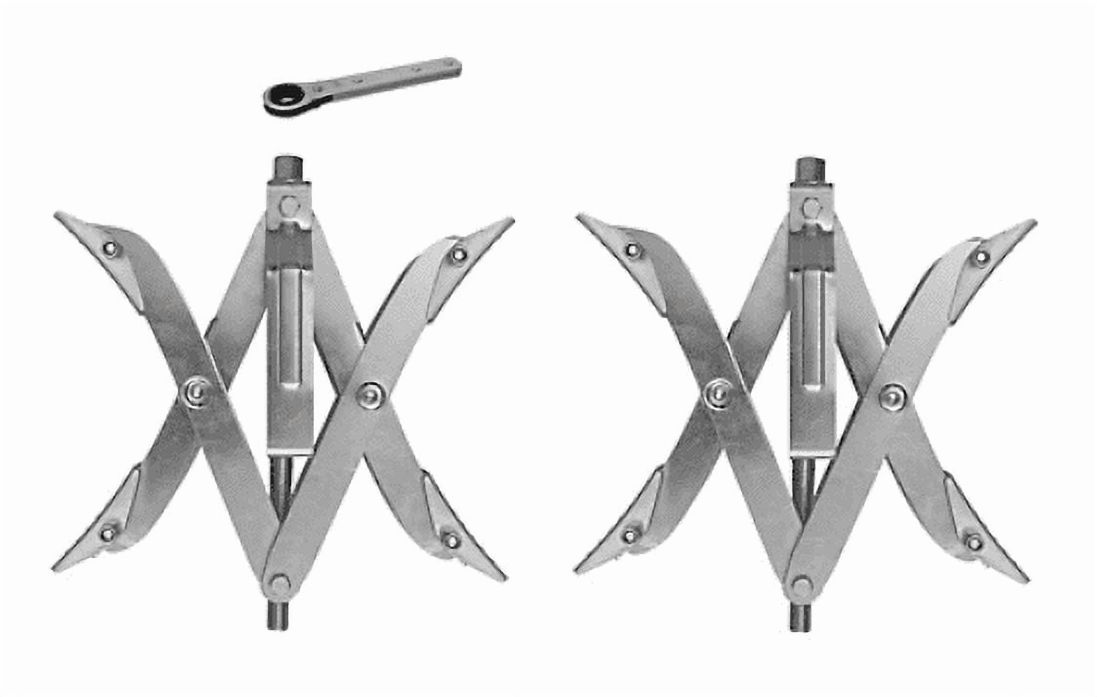 TowingMaster X-Chock RV Stabilizer Wheel Set, Adjustable Design Heavy ...