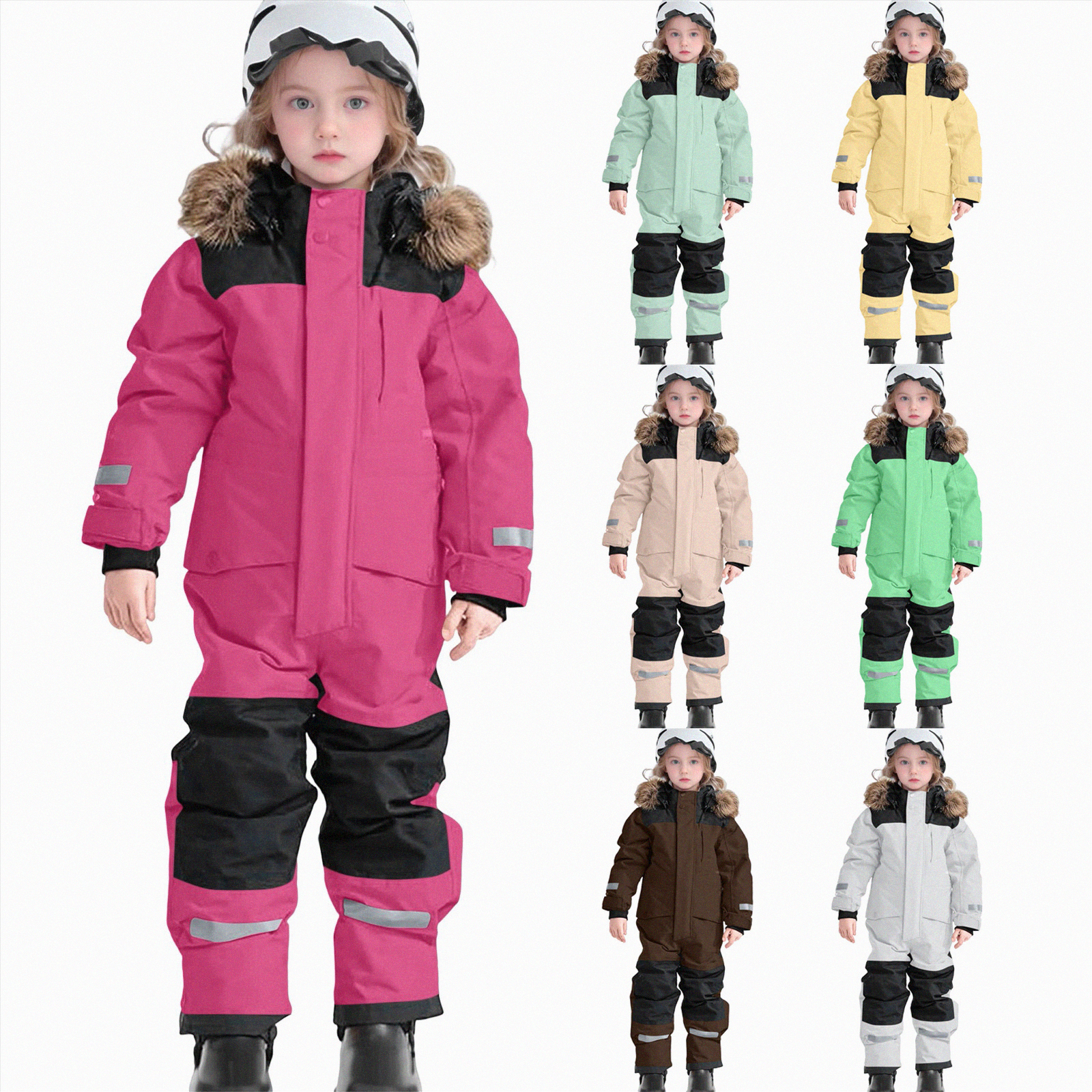 Towmus Kids Toddler Snow Suit One Piece for Boys Girls Lightweight ...
