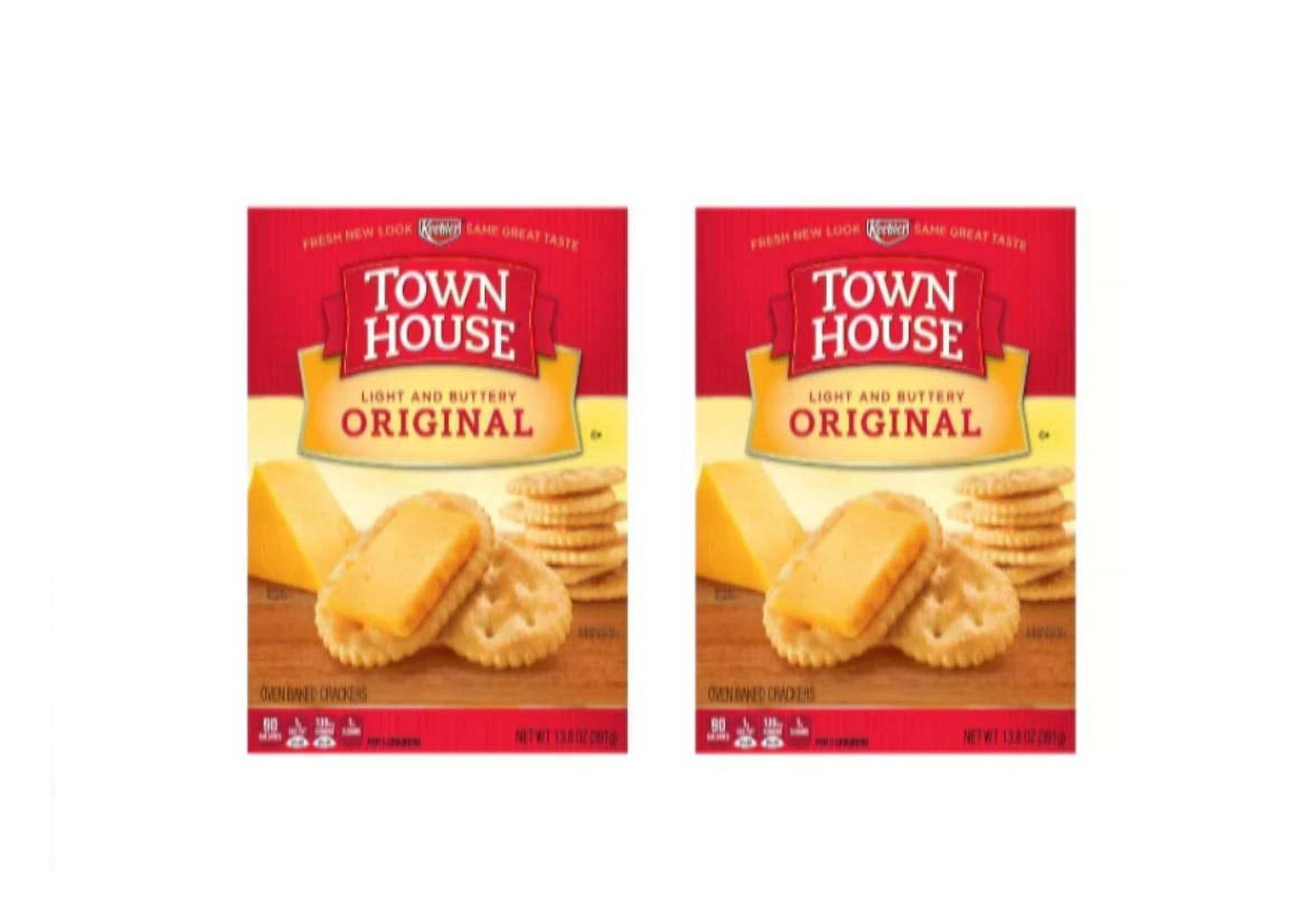 Town House Light and TGF4 Buttery Crackers, Original , 13.8 oz (2 Pack ...