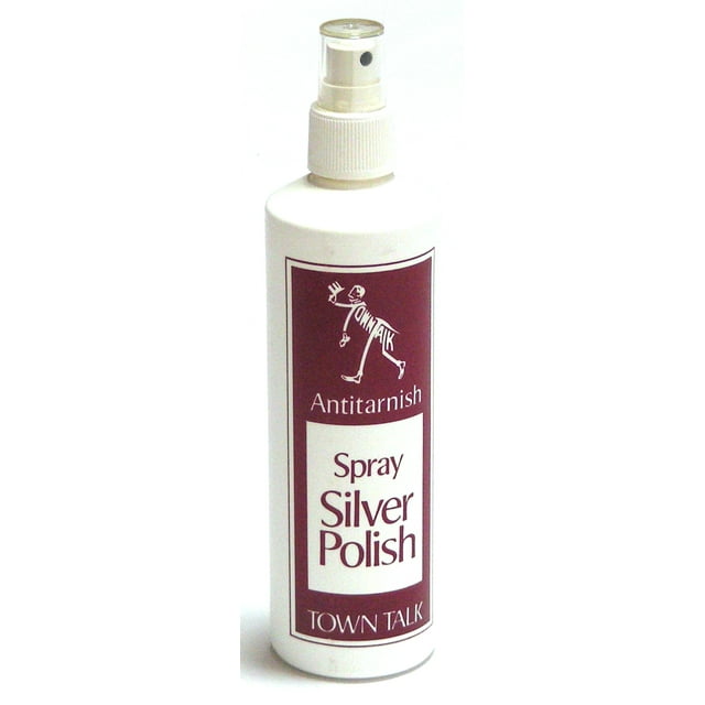 Town Talk Silverware Liquid Cleaner Spray, 8.5 oz - Anti-Tarnish and ...