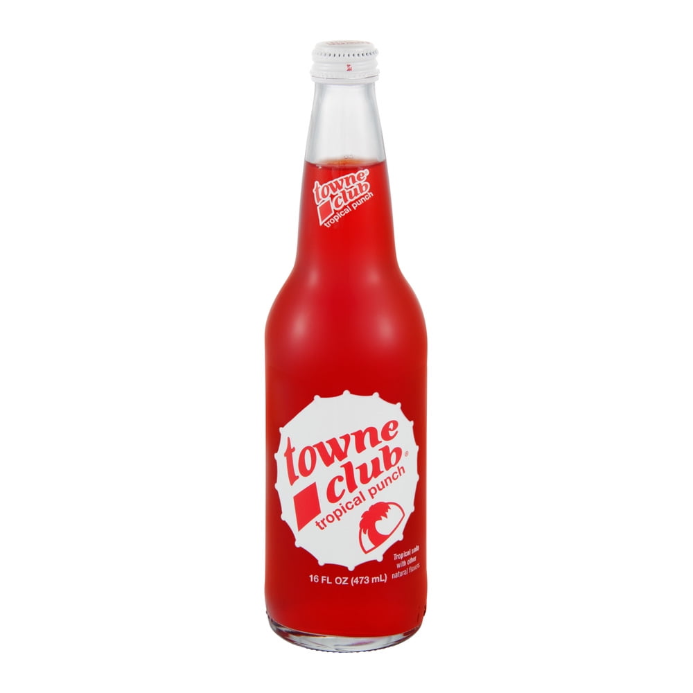 Towne Club Tropical Punch Soda, 16 Fl. Oz. - Walmart.com
