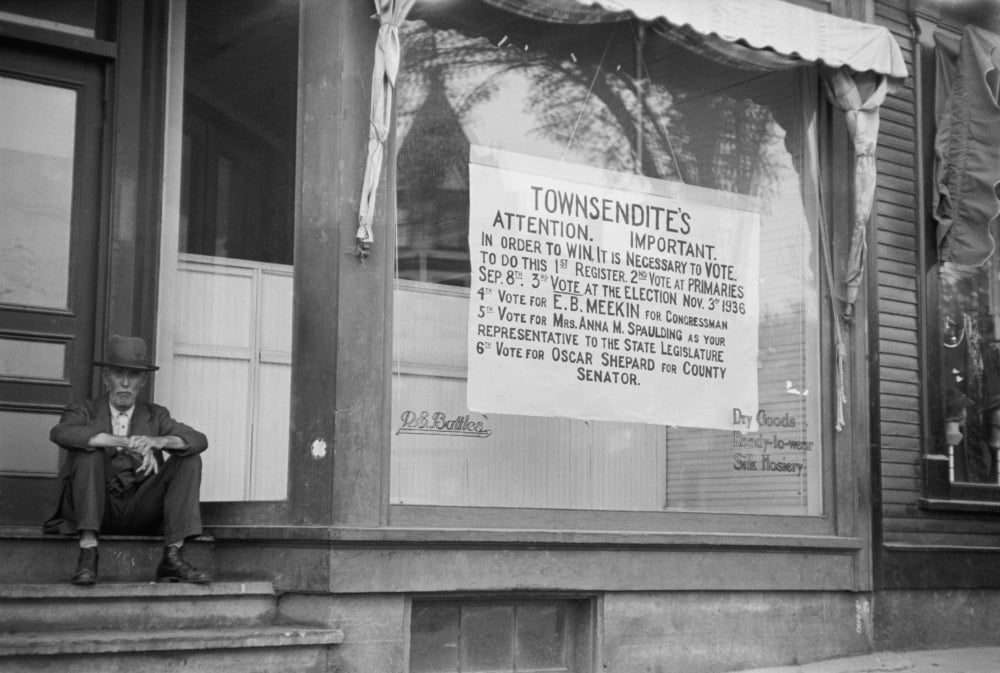 Townsend Headquarters Hardwick Vermont In Sept. 1936. Francis Townsend ...