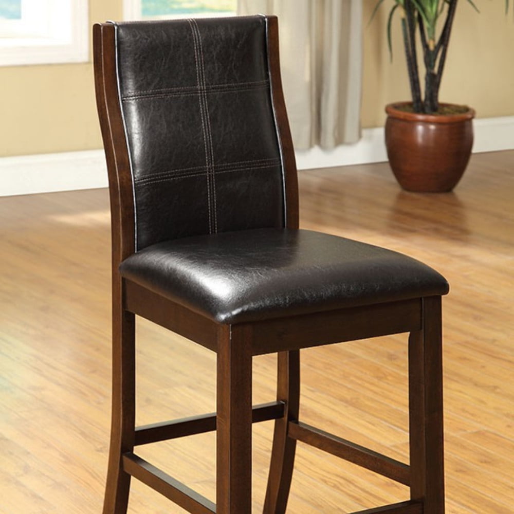 Townsend II Leatherette Parson Chair Counter Height Chair, Set Of 2 ...