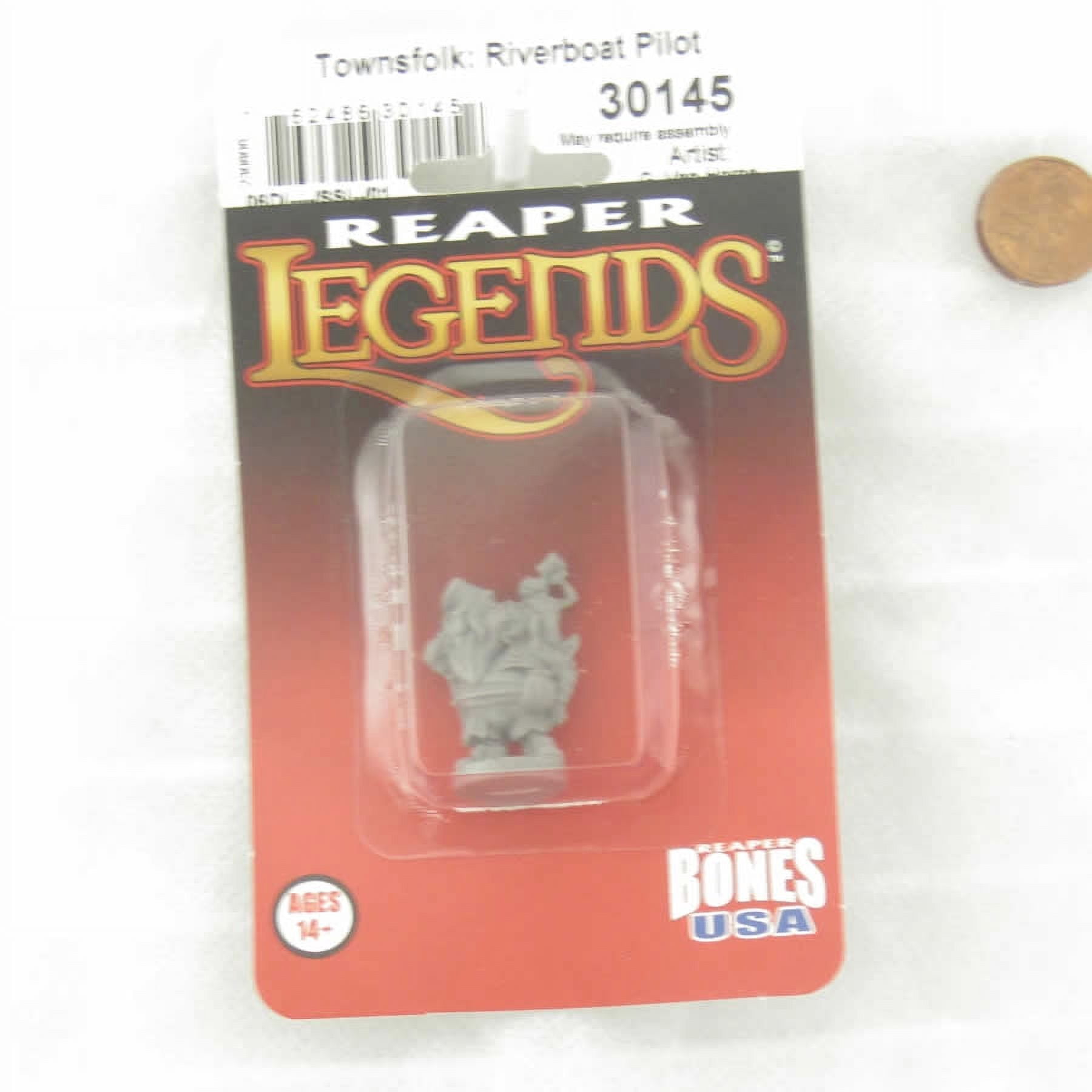 Townsfolk Dwarven Riverboat Pilot Miniature Figure 25mm Heroic Scale ...