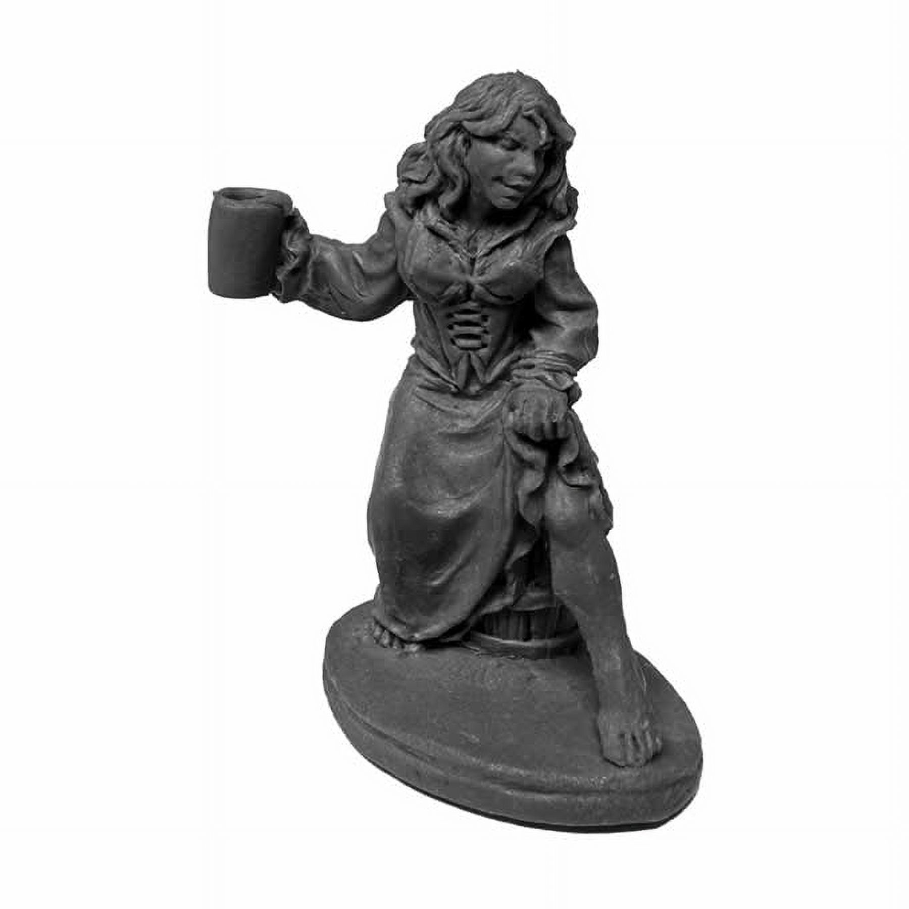 Townsfolk Flirty Wench Miniature Figure 25mm Heroic Scale Reaper Bones ...