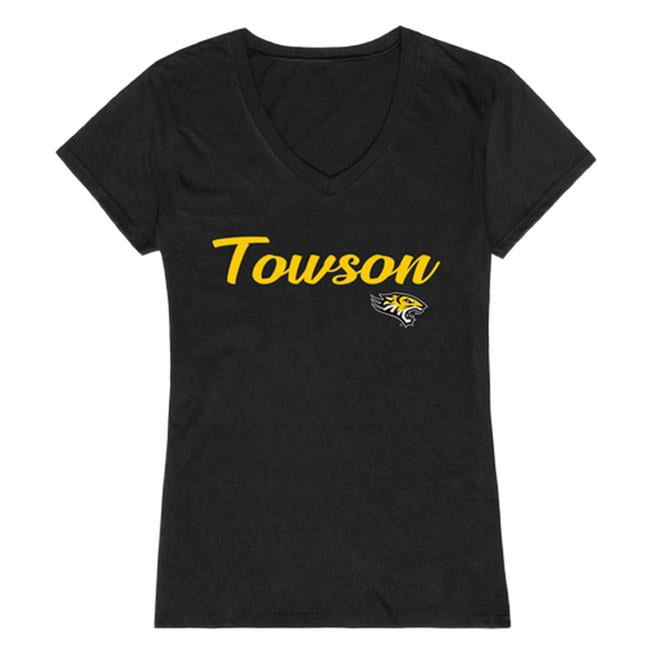Towson University Womens Script T-Shirt, Black - 2XL - Walmart.com