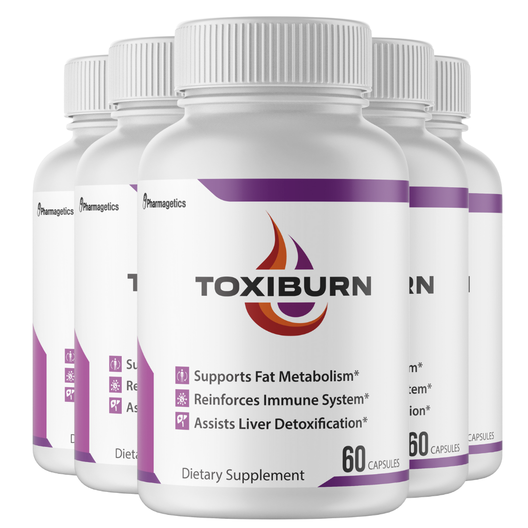 Toxiburn 5 Bottles - 300 Capsules - Walmart.com