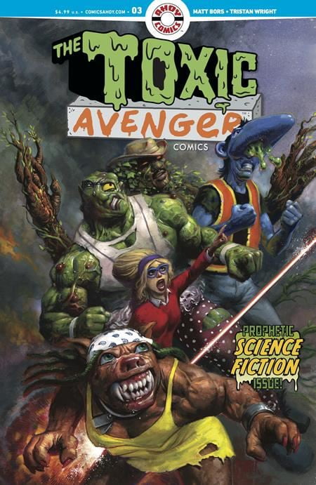 Toxic Avenger Comics #3 Cvr A Fred Harper (mr) Ahoy Comic Book ...