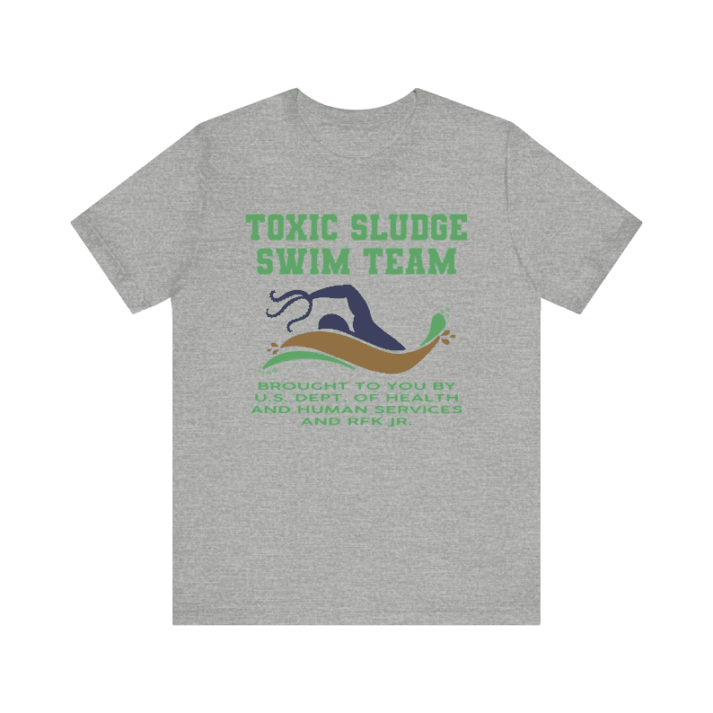 Toxic Sludge Swim Team Tee, RFK Jr Funny Swim Team Shirt, Unisex T ...