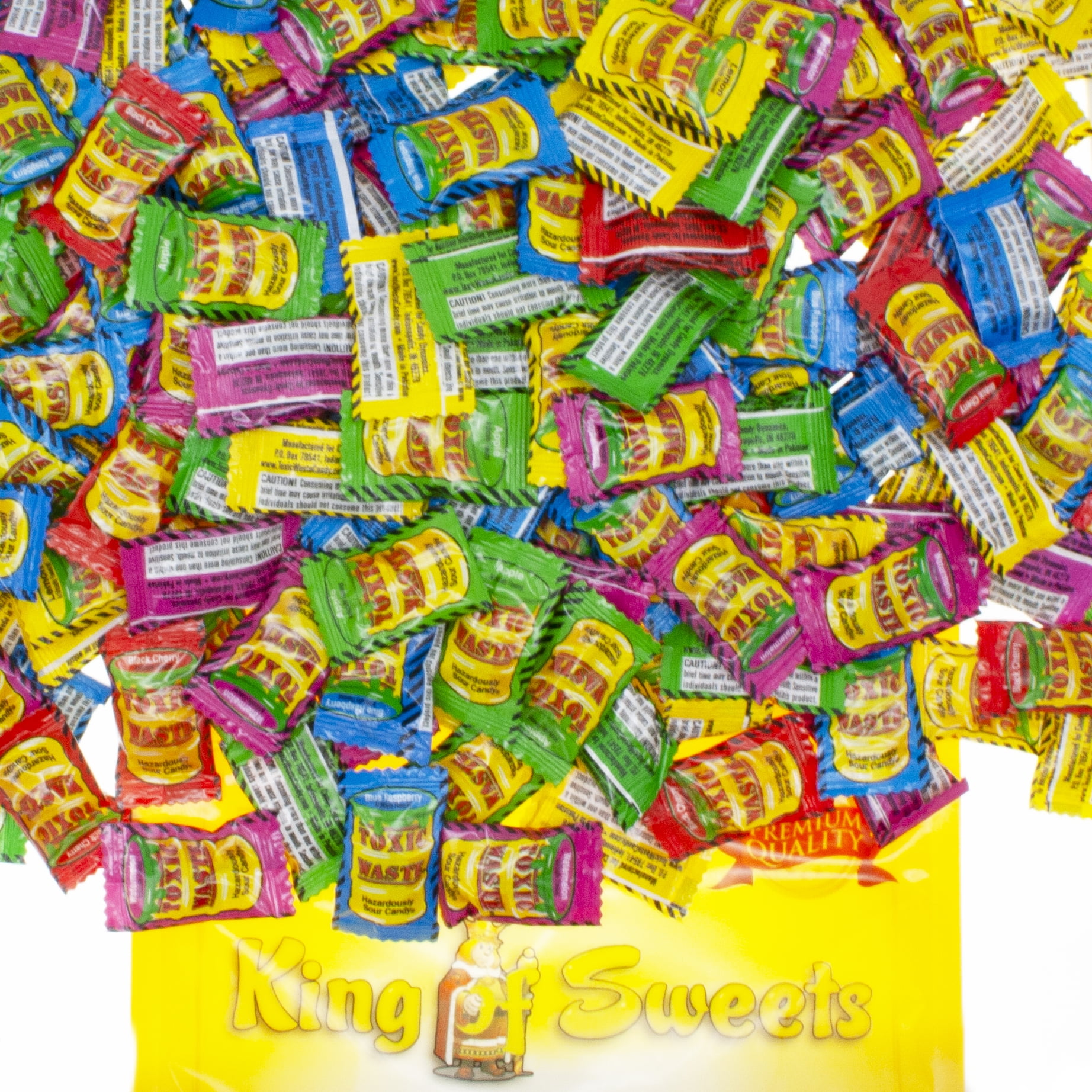 Toxic Waste 1 Pound Assortment of Toxic Waste Sour Candy Flavors: Apple ...