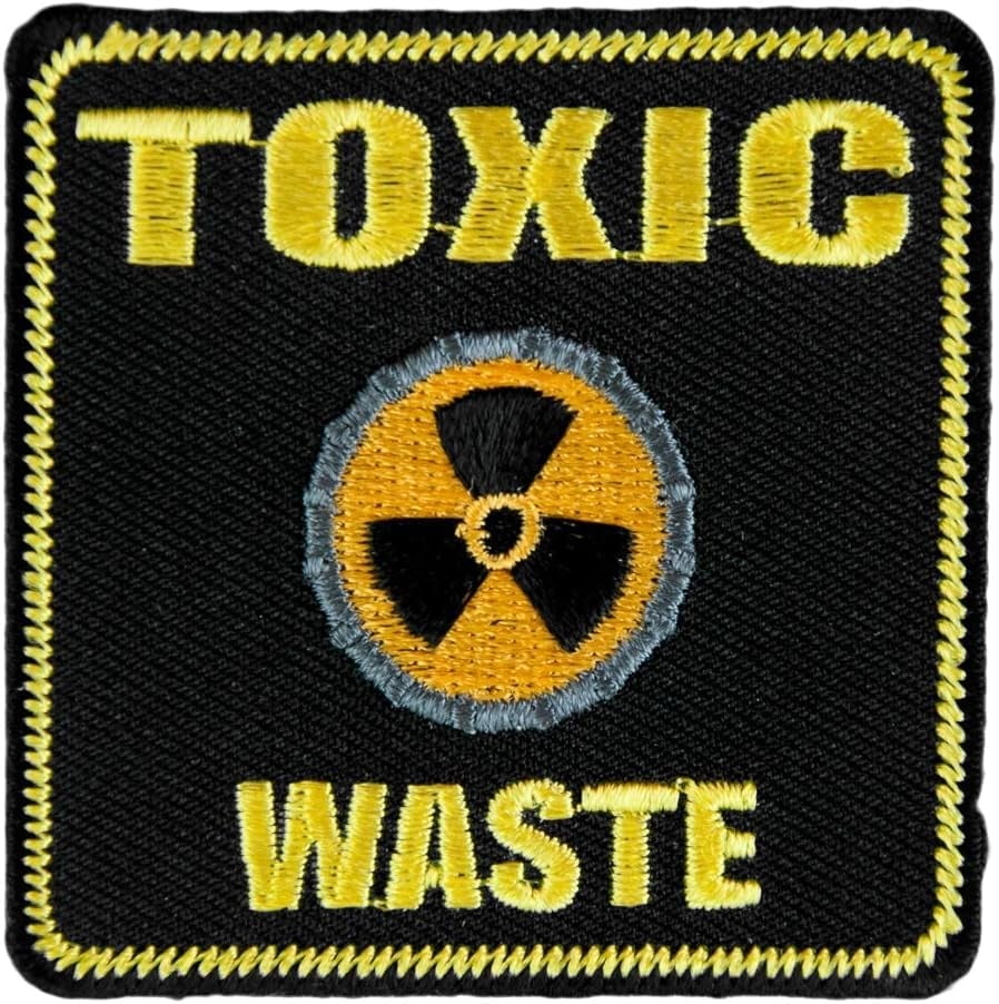 Toxic Waste Hazard Symbol Embroidered Patch, Novelty Patches - Walmart.com