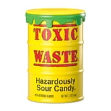 Toxic Waste Ultra-Sour Candy, Original Yellow Drum, 1.7 oz, Assorted ...