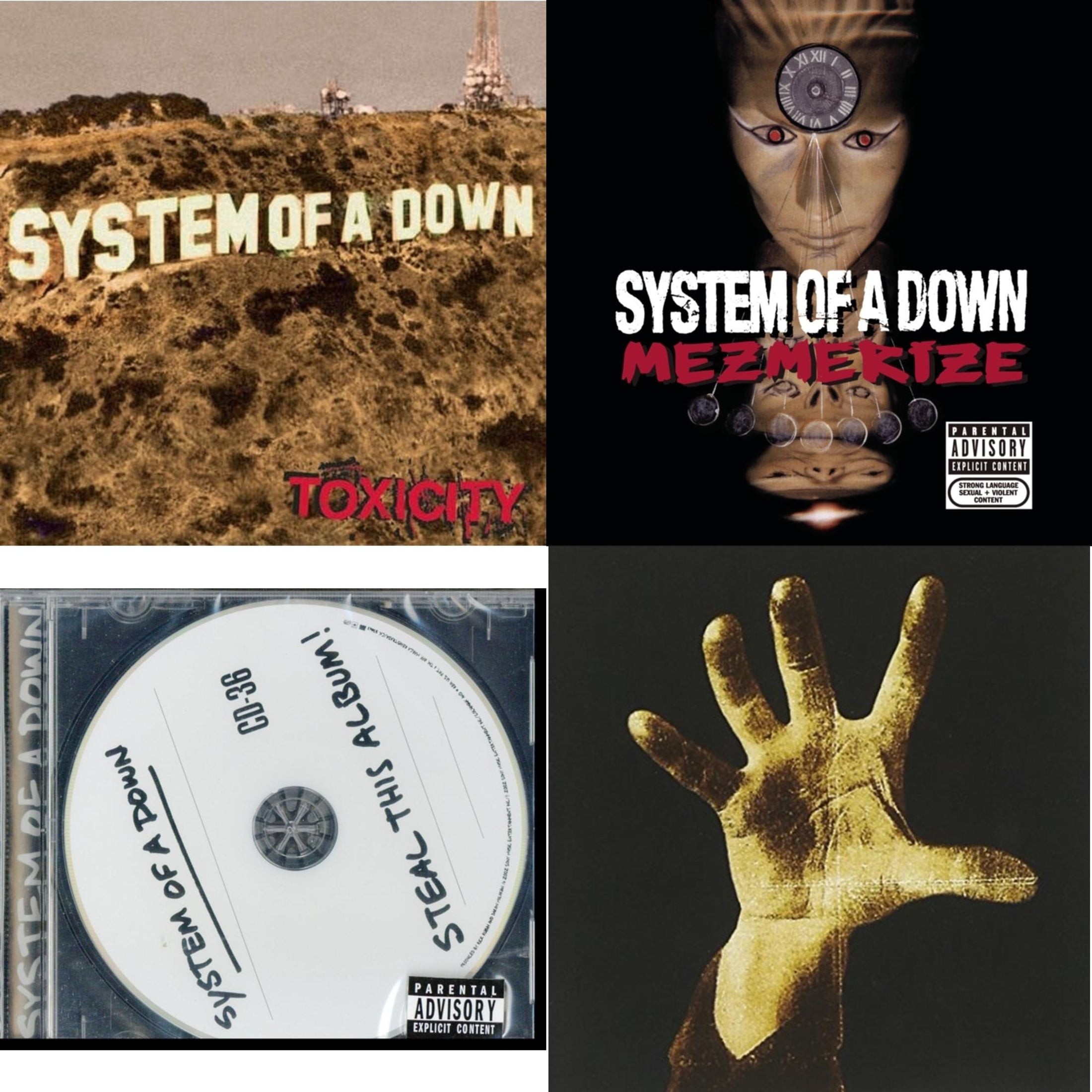 Toxicity & Mezmerize & Steal This Album & System Of A Down [CD Bundle ...