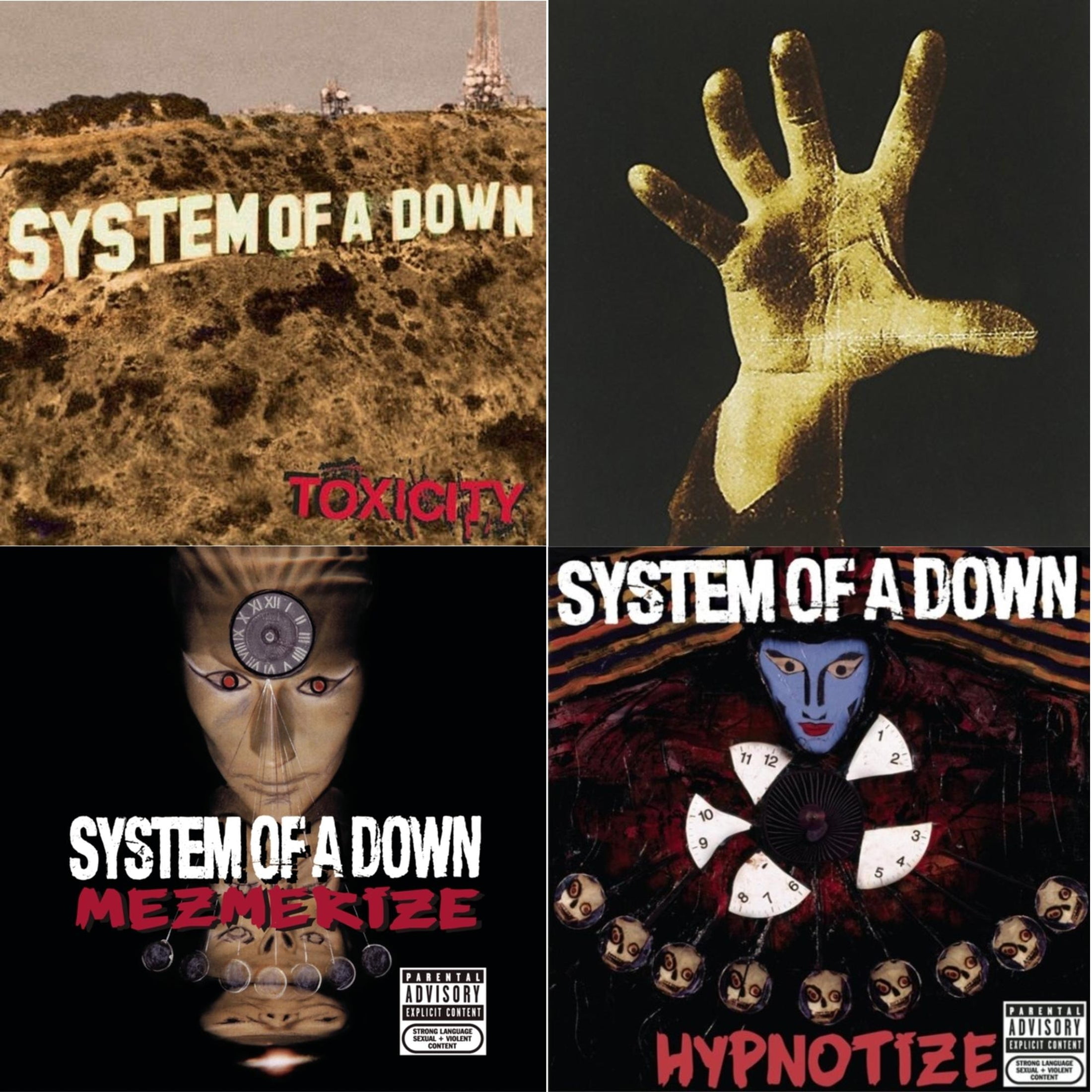Toxicity & System Of A Down & Mezmerize & Hypnotize [CD Bundle ...