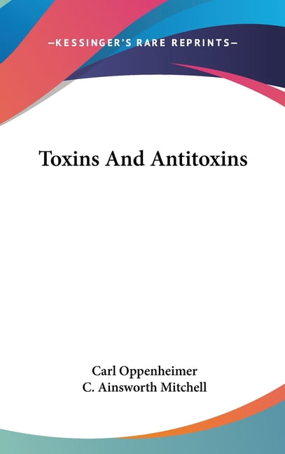 Toxins And Antitoxins, (Hardcover) - Walmart.com