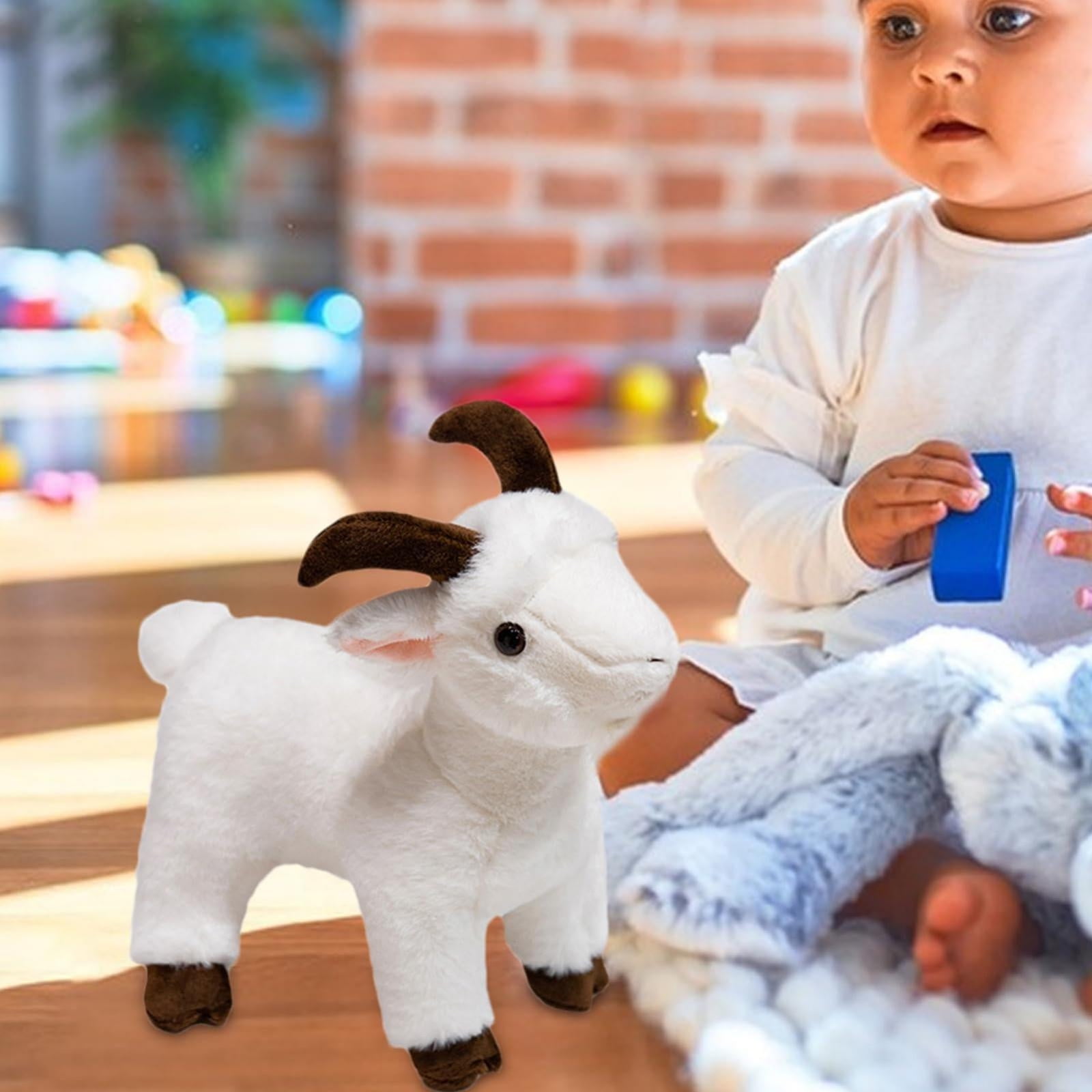 Toy 118 Inches Goat Stuffed Animal Plushie for Kids Farm Animals Goat ...