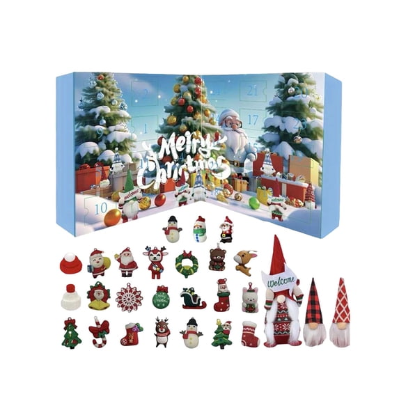 Toy Advent Calendar 2025, 24Pc 3D Christmas Gnomes Advent Calendar ...