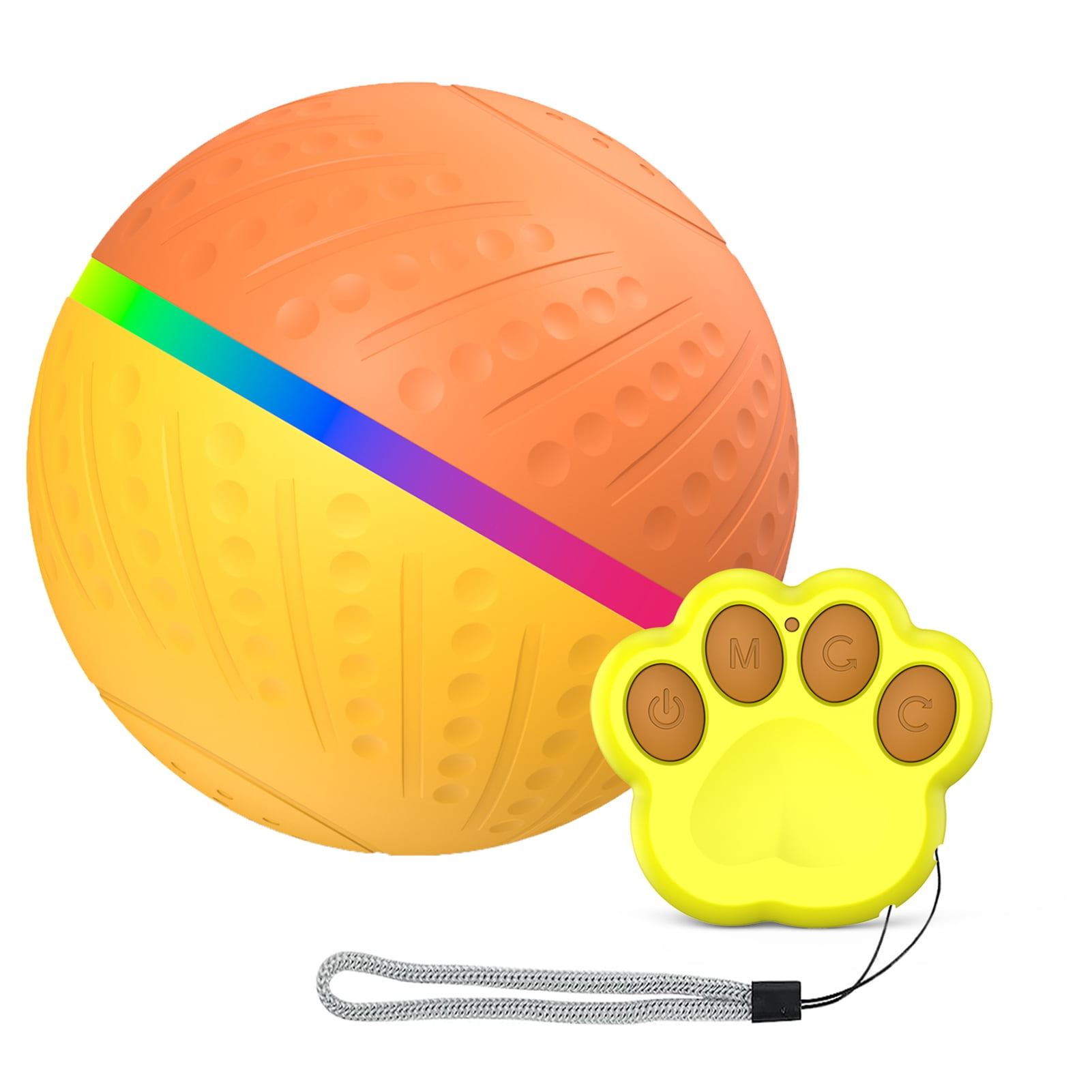 Toy Ball Dual Mode Design Interactive Dog Toys Jolly Ball - Remote ...
