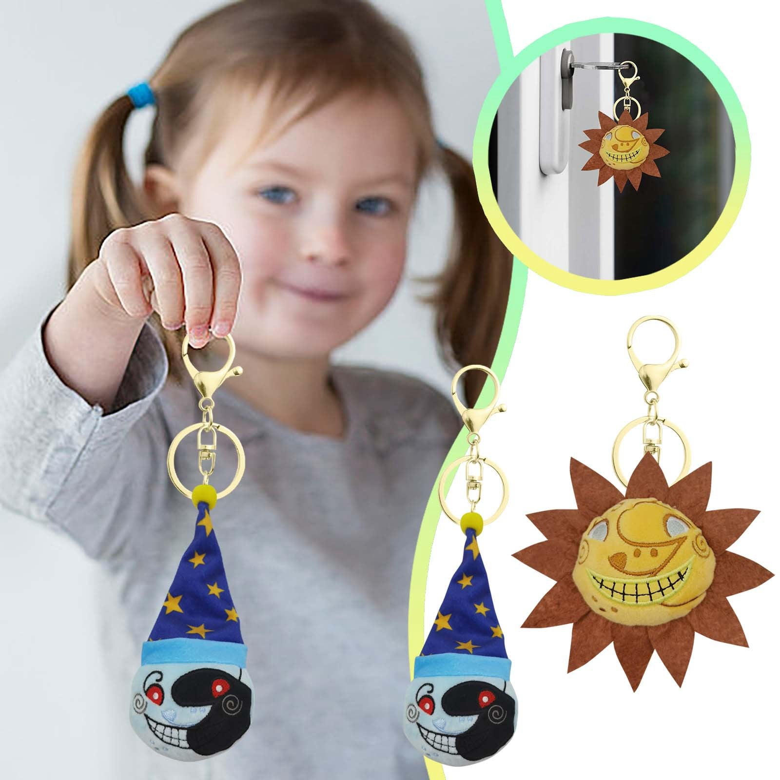 Toy Bear's Five Nights Harem Game Peripheral Keychain, Moon Plush Doll Keychain, Super Cute ...