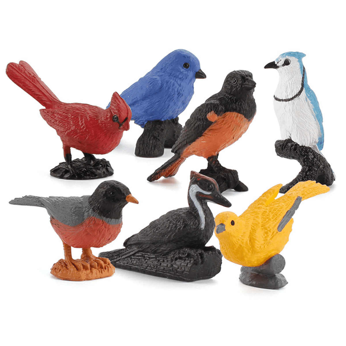 Toy Birds Children's Small Plastic Birds Playing Birds Children's Bird ...