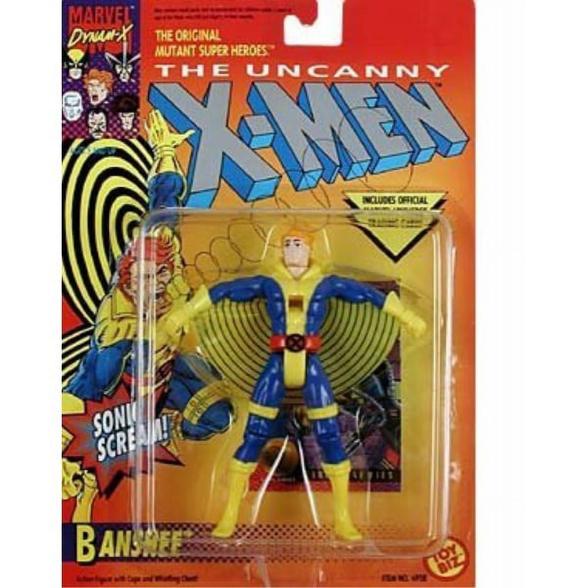Marvel Dynam-X Banshee Action Figure with Cape & Whistling Chest 1993 ...