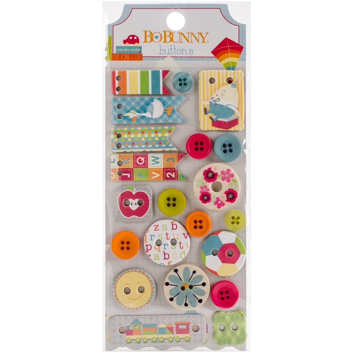 Toy Box Buttons-, Pk 3, BoBunny - Walmart.com