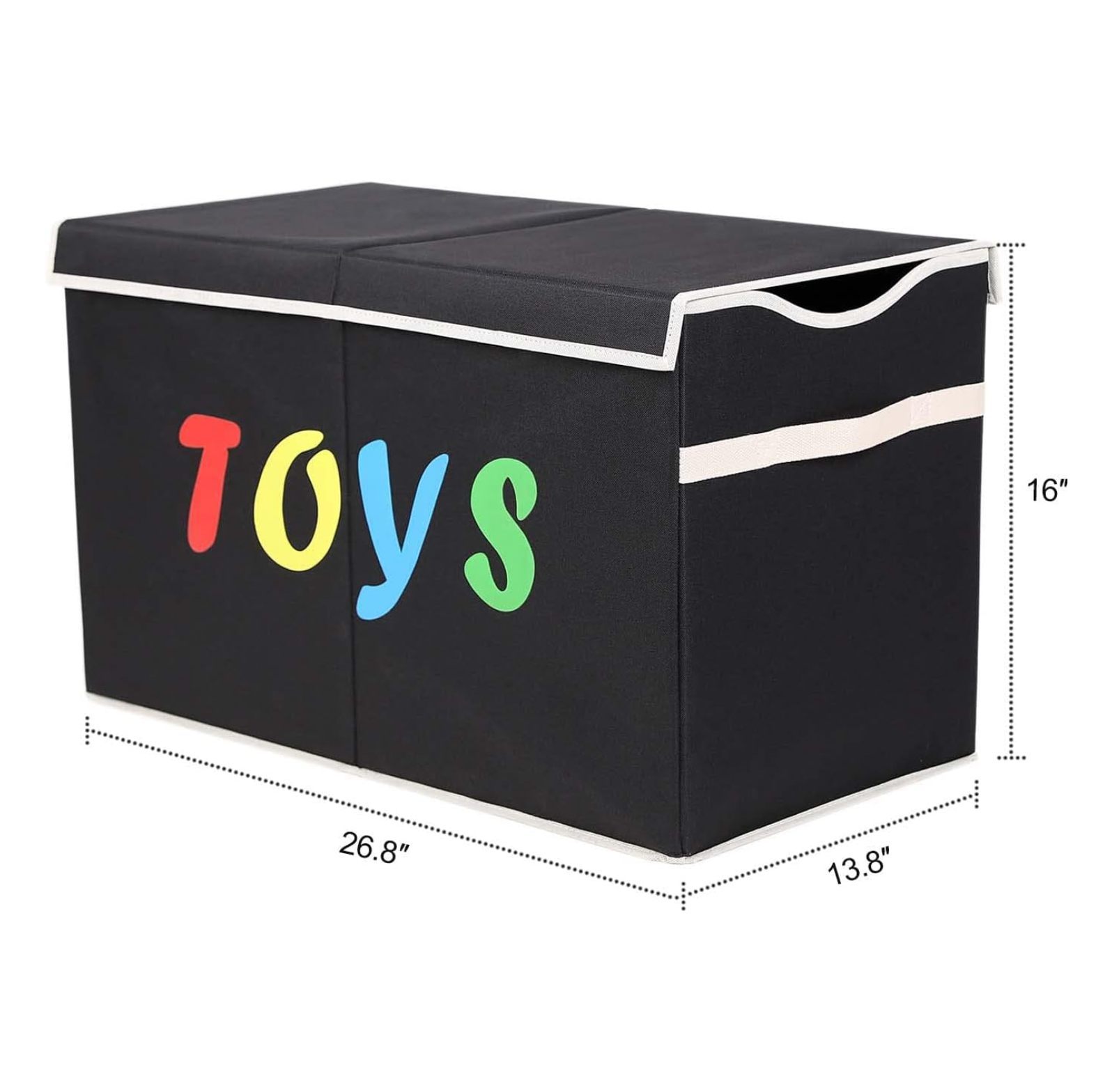Toy Box Chest with Lid, Collapsible Storage Organizer for Kids Toys ...