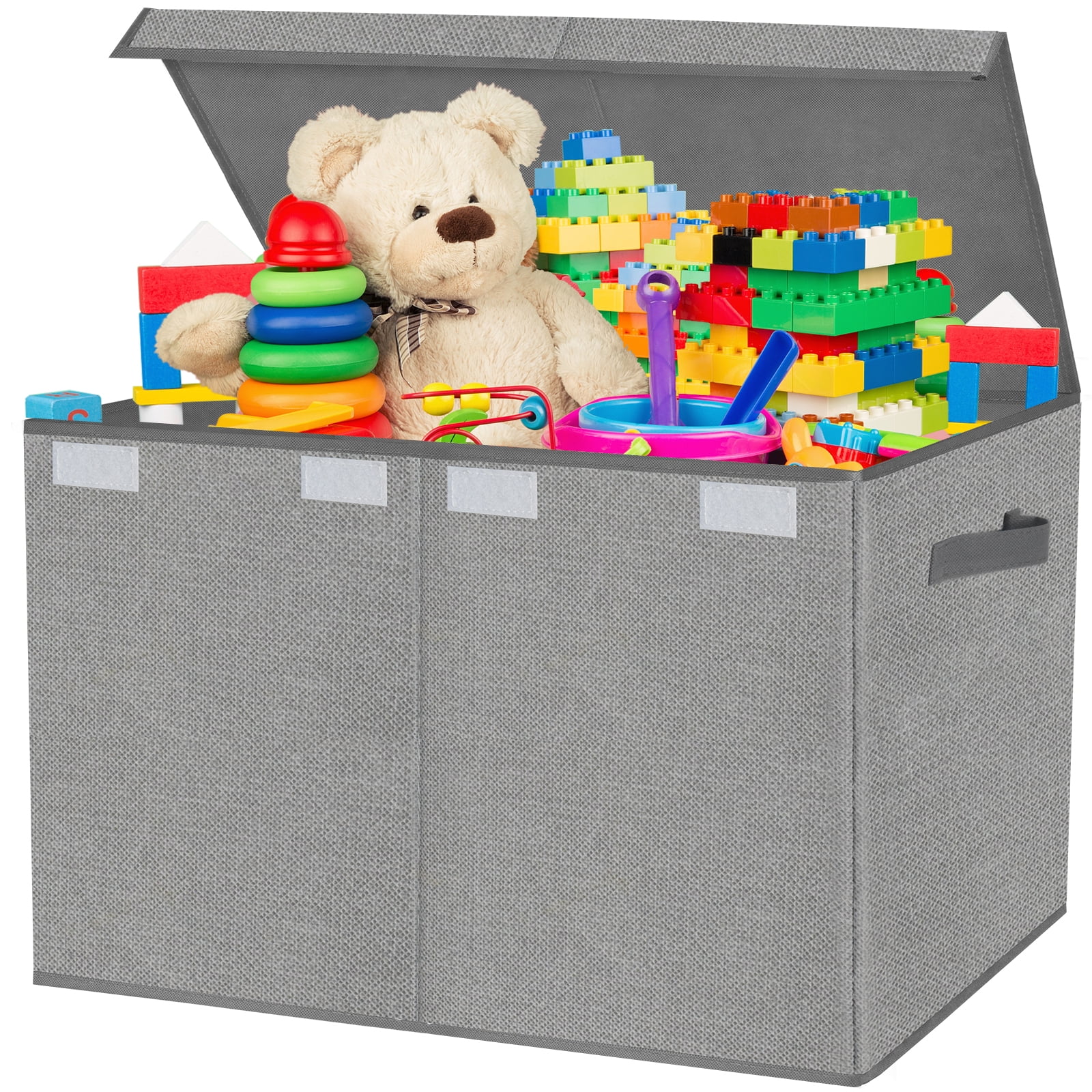 Large Foldable Toy Box - Kids Storage Organizer for Bedroom, Playroom ...