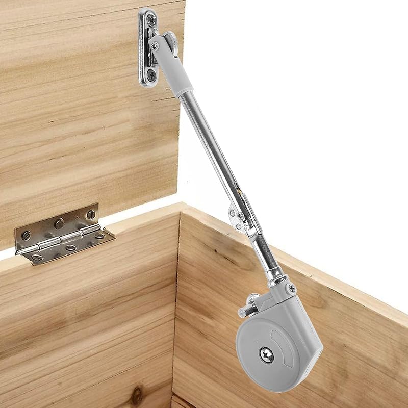 Toy Box Hinge Soft Close, Lid Stay 105 Degree Open Slow Down Chest ...