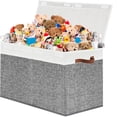 Toy Box Storage with Lids Collapsible Toy Chest Bin Container Organizer ...