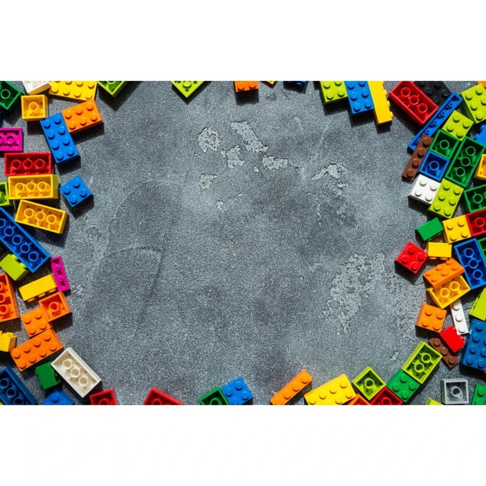 Toy Building Blocks Puzzle Backdrop Children's Birthday Newborn Baby ...