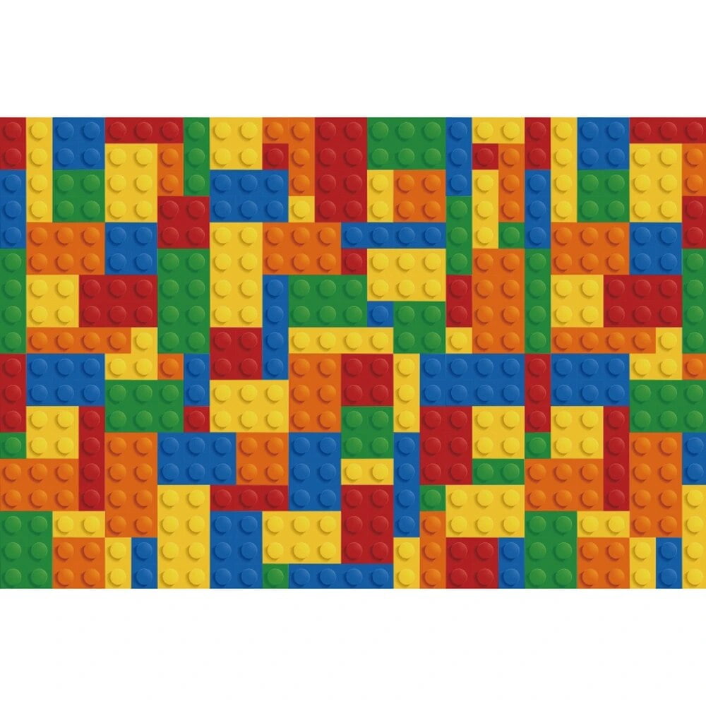 Toy Building Blocks Puzzle Backdrop Children's Birthday Newborn Baby ...