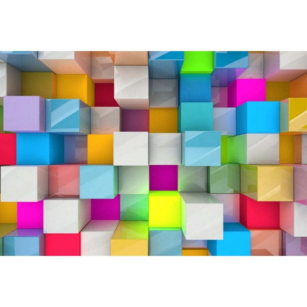 Toy Building Blocks Puzzle Backdrop Children's Birthday Newborn Baby ...