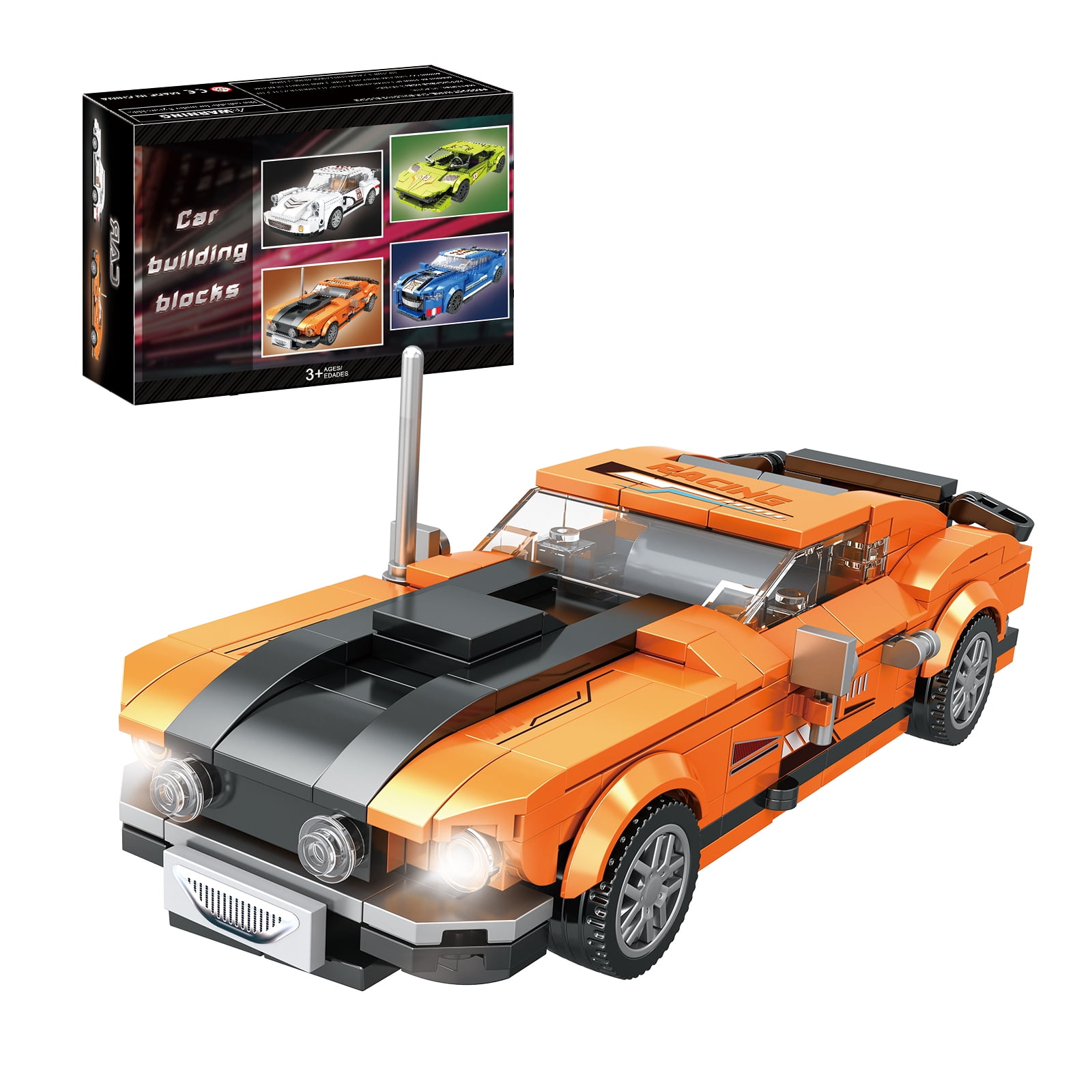 Toy Building Set Speed Champion Race Car Building Kit Challenging Model ...