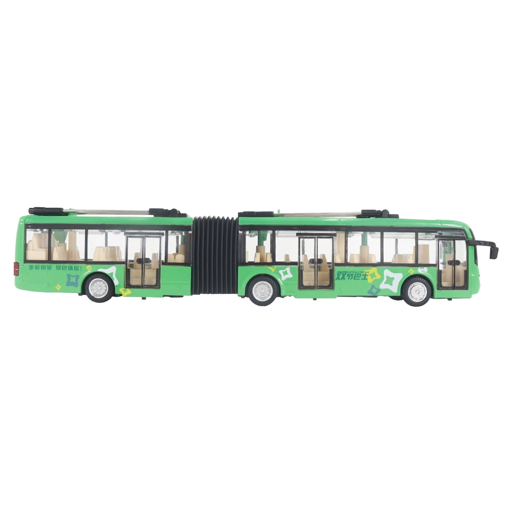 Toy Bus Car, Electronic Toy Bus, 1:48 Cs0133 Electronic City Bus Light ...
