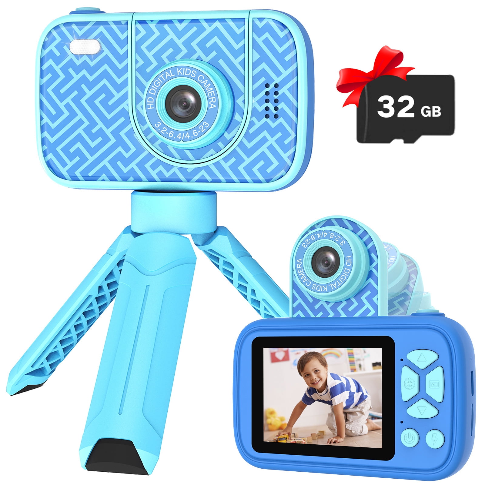 Toy Camera, Kids Digital Camera, 1080P Kids Video Cameras with 32GB SD ...