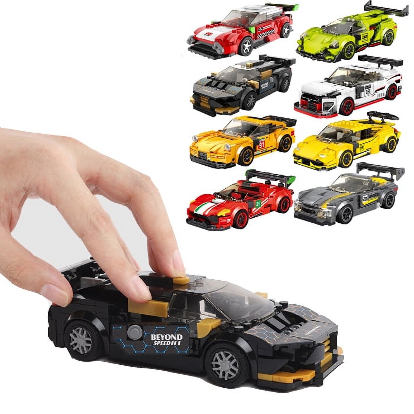 Toy Car City Speed Champion Sports Car Blocks Car Model Vehicle Toys ...