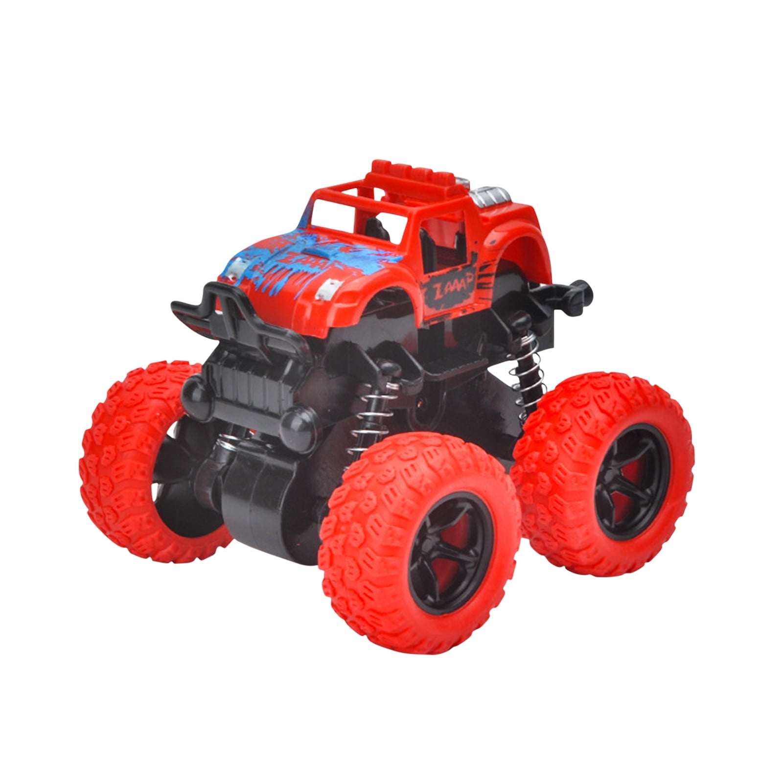 Toy Car, Four-Wheel Drive Toy Car, Inertial Motion Push Forward ...