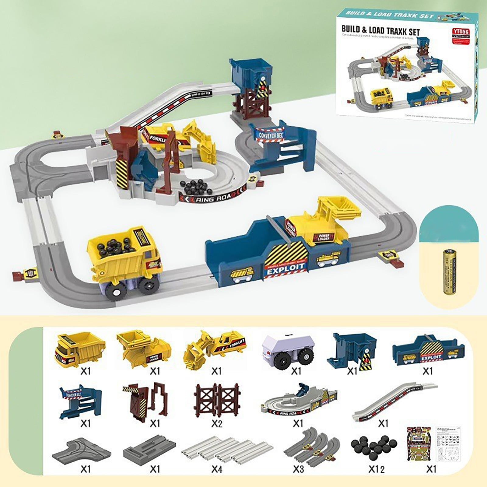 Toy Car Ramp Track, Climbing Hills Railcar Colorful Vehicles ...