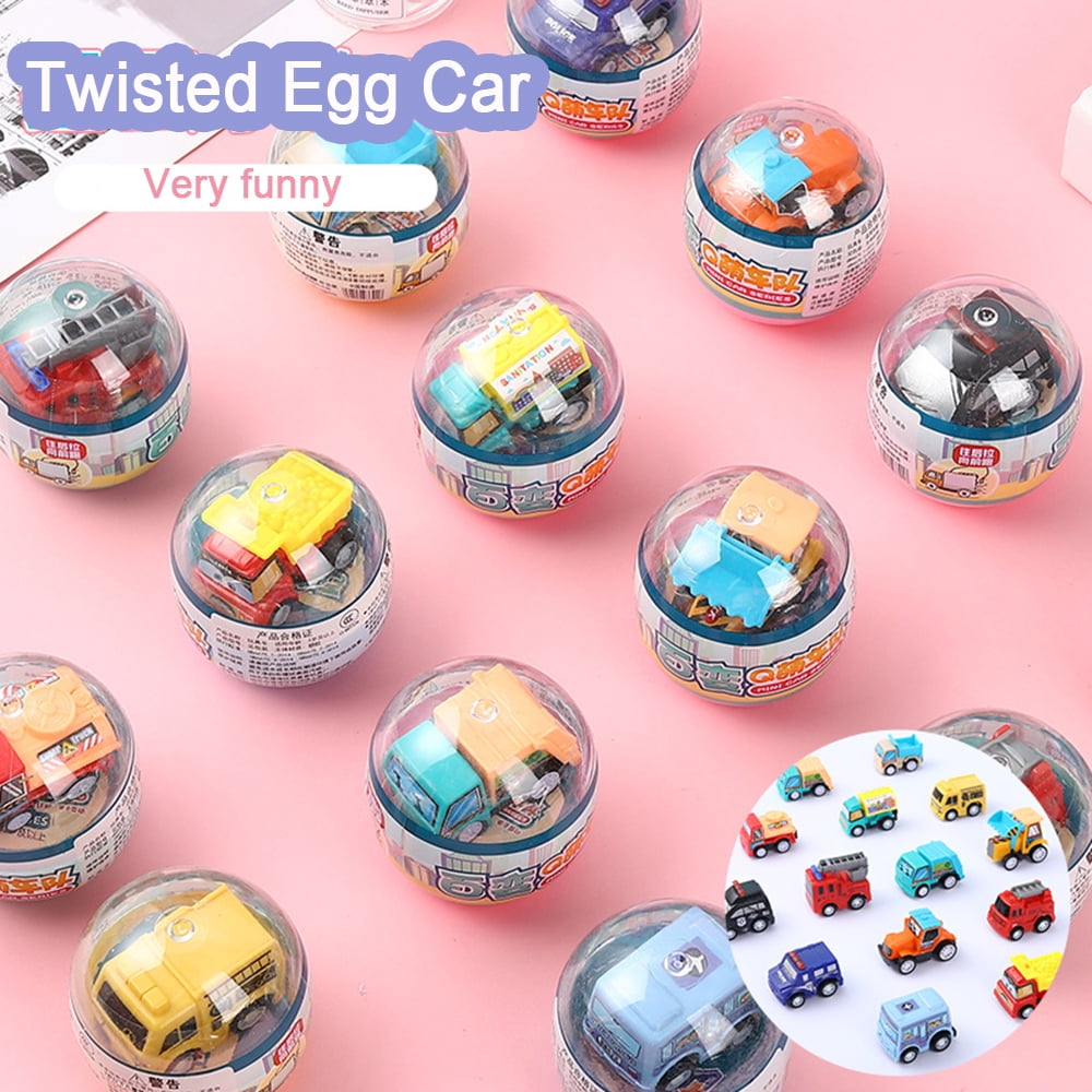 Toy Cars for 3 4 5 Year Old Boys Toddler Mini Pull Back Egg Twisting ...