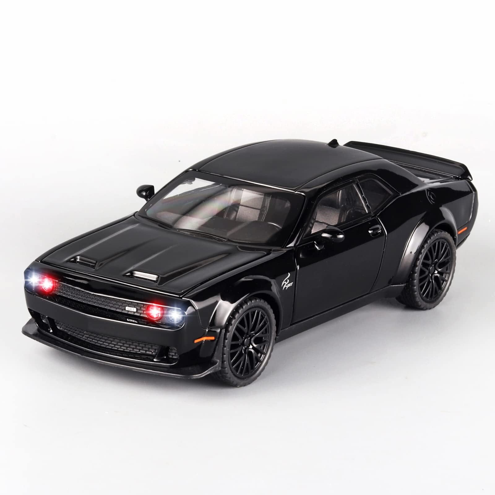 1/32 Die Cast Metal Dodge Challenger Hellcat Toy Car for Kids, Boys 3 ...