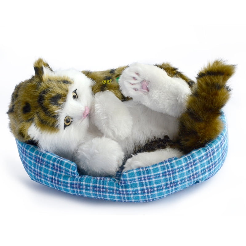 Toy Cats for Kids Fake Cat Sleeping Cat Realistic Sleeping Cat ...