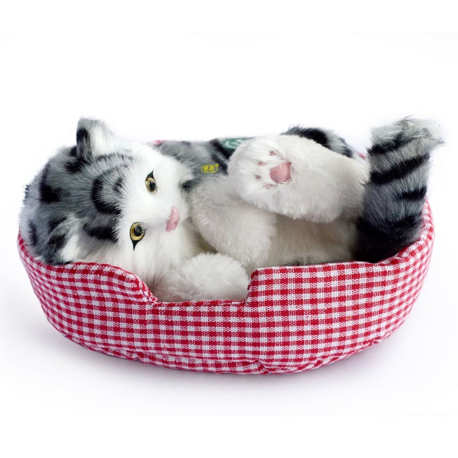 Toy Cats for Kids Fake Cat Sleeping Cat Realistic Sleeping Cat ...