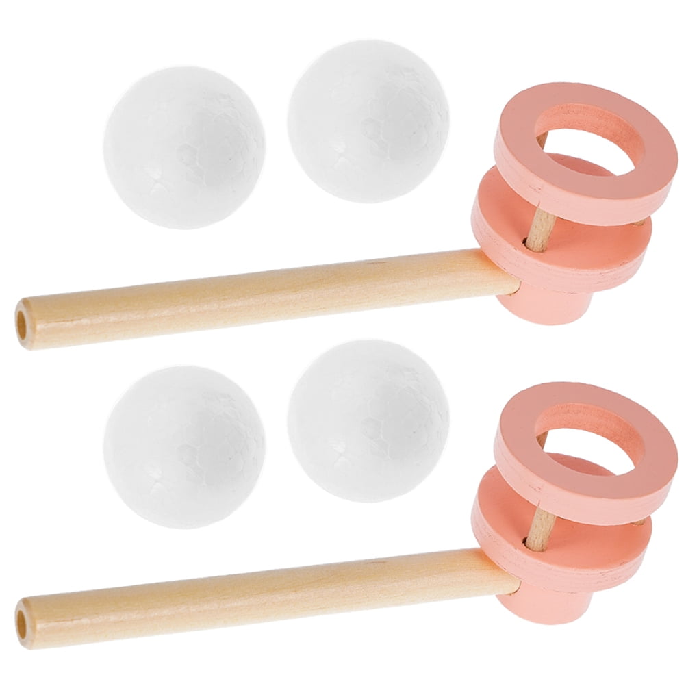 Toy Childrens Toys Kid Interactive Floating Blow Balls Pipeline Pink ...