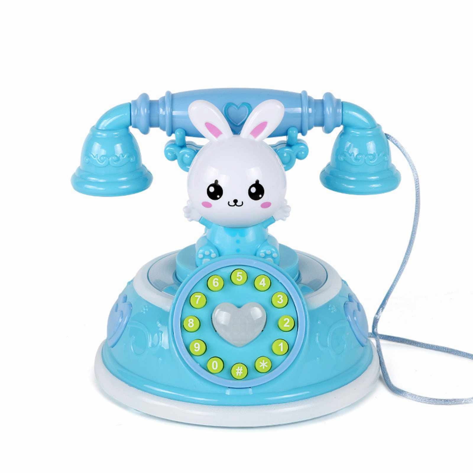 Toy Clearance Feledorashia Children's Telephone with Music and Lighting ...