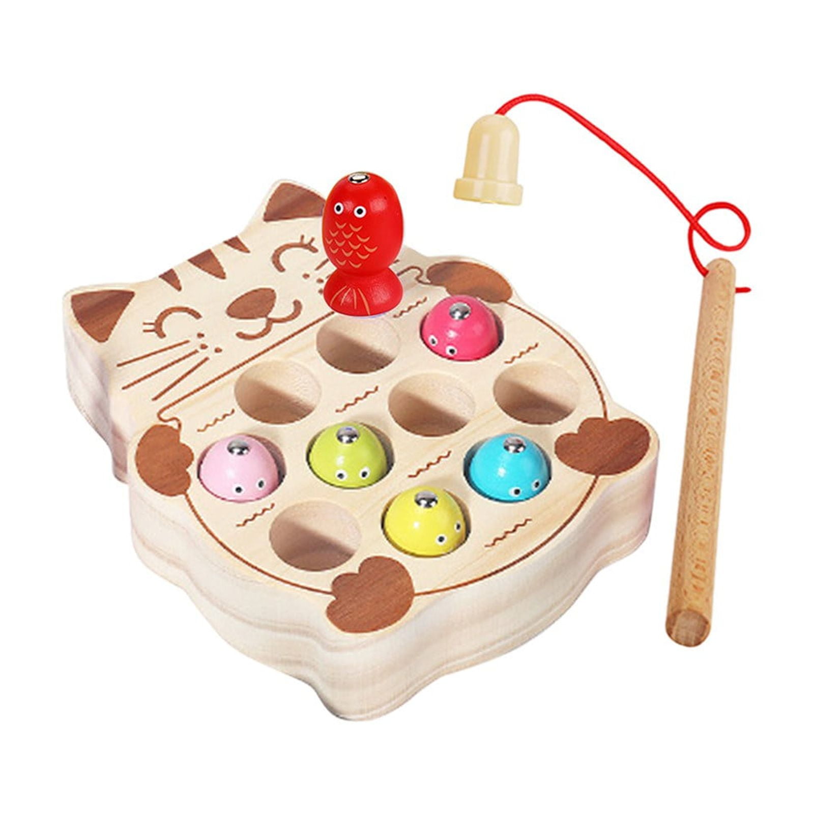 Toy Clearance Magnetic Wooden Toys Fishing Game,Toddler Magnetic ...