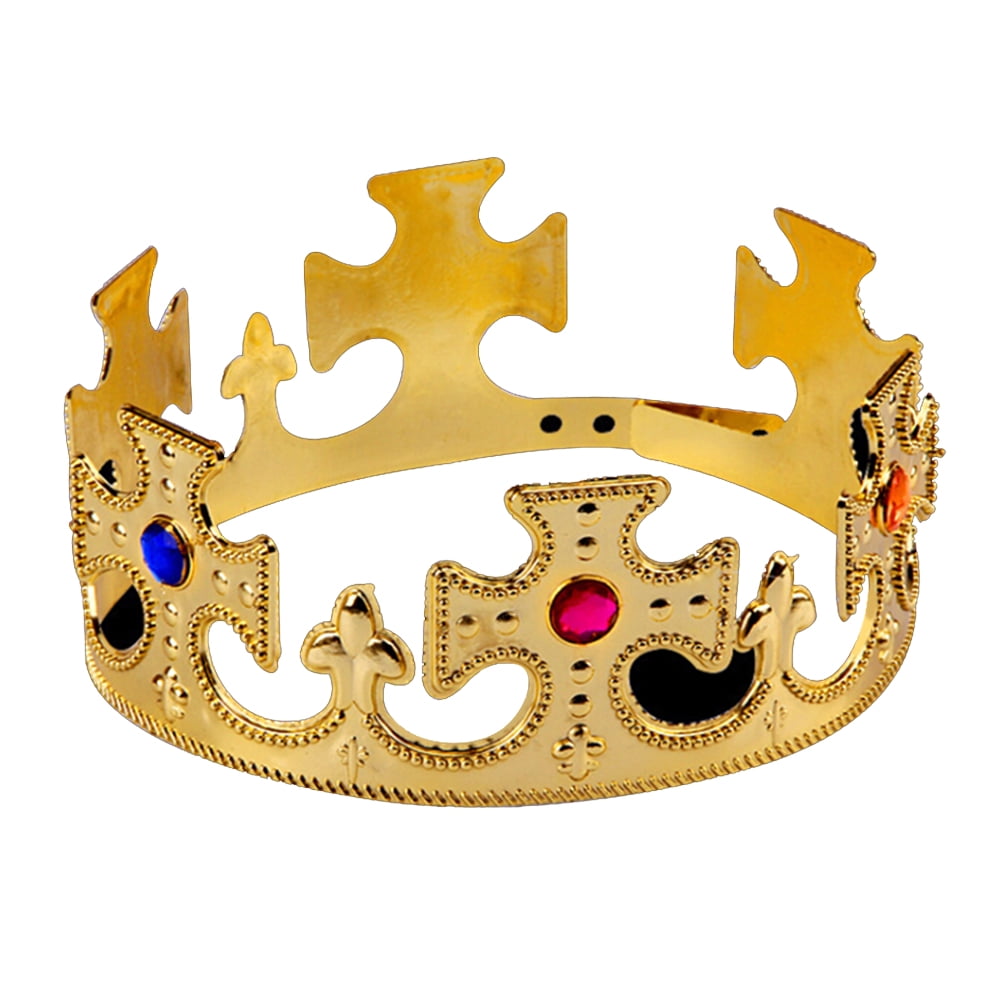 Toy Crown Happy Birthday Party Decoration Royal King Plastic Crown ...