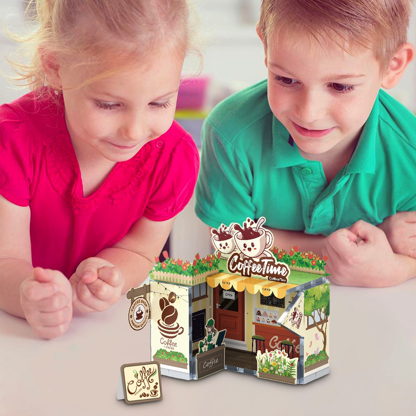 Toy Deals Vsontor Transform With Children’S Diy Magnetic Scene Models ...